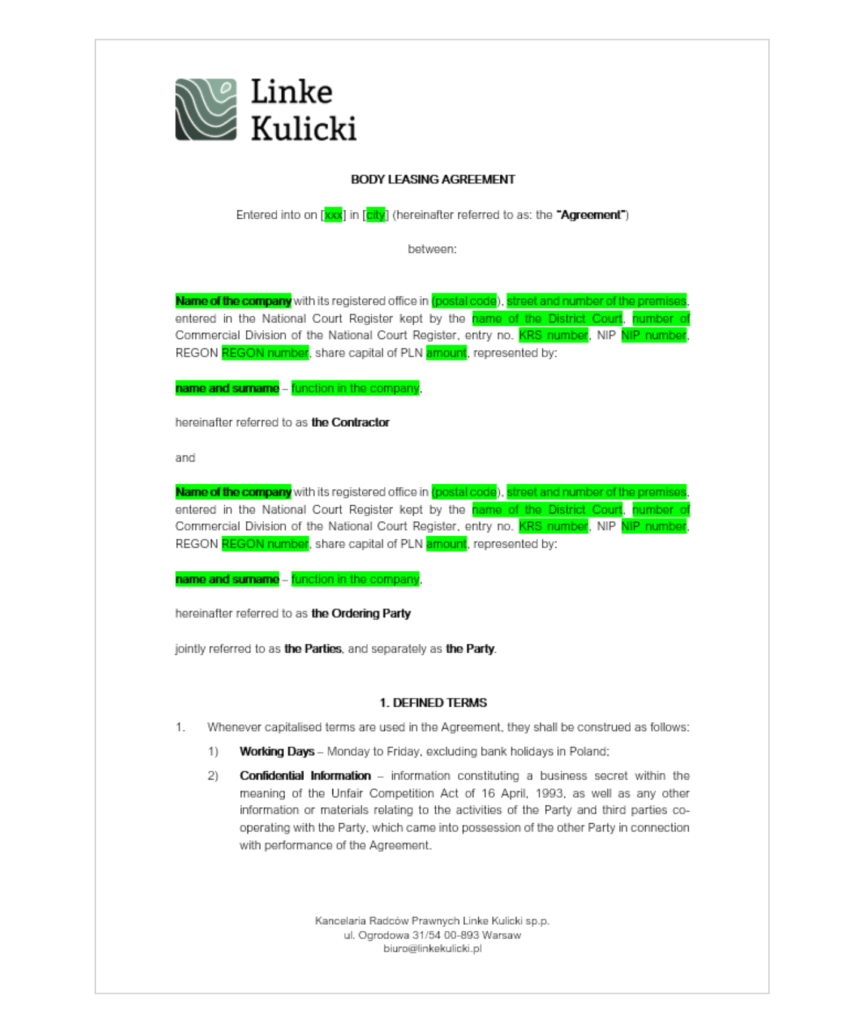 Umowa o body leasing [PL/EN] - zamów wzór umowy